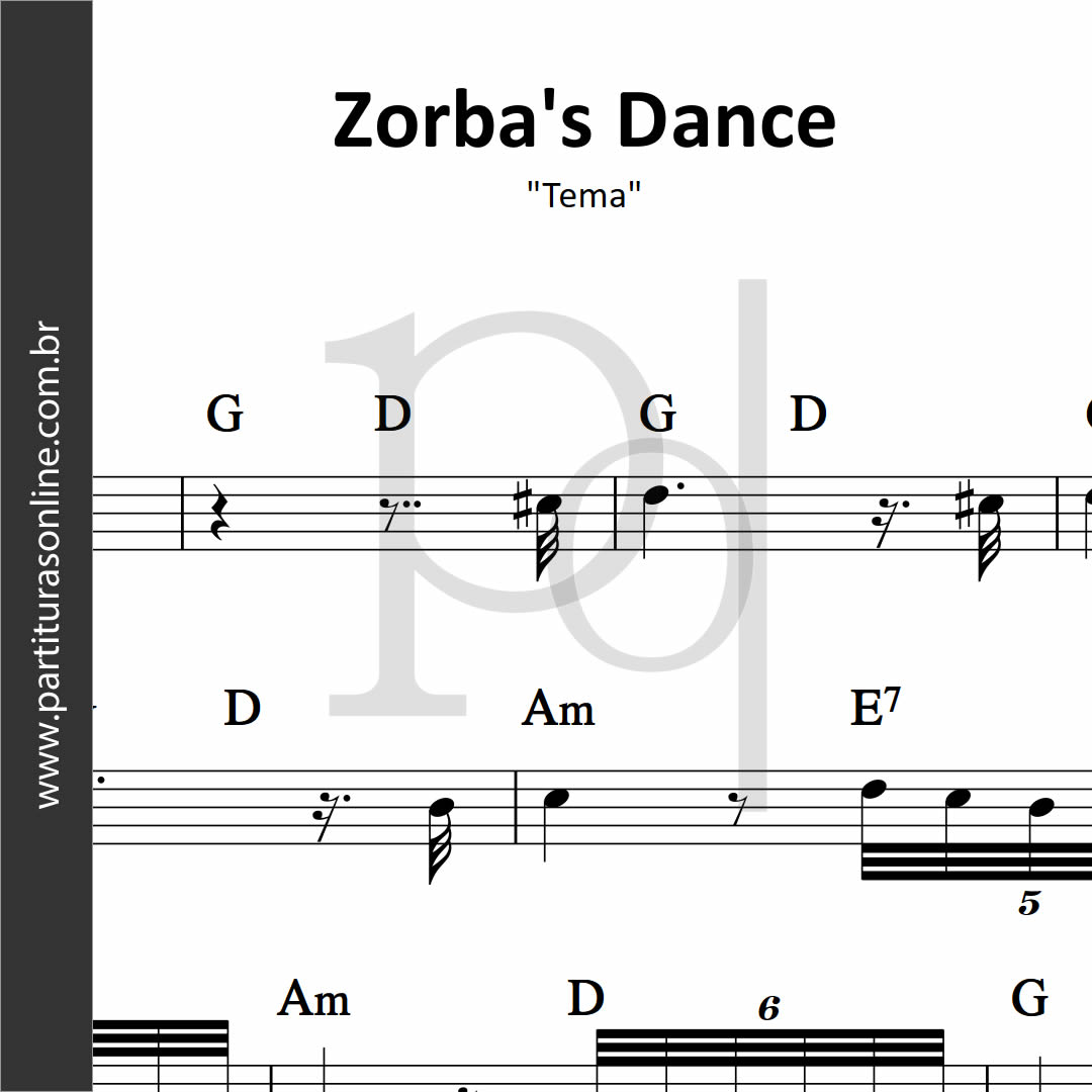 Zorbas Dance | Tema