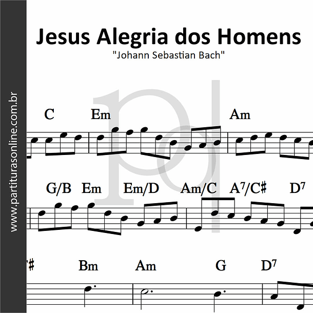 Jesus Alegria dos Homens