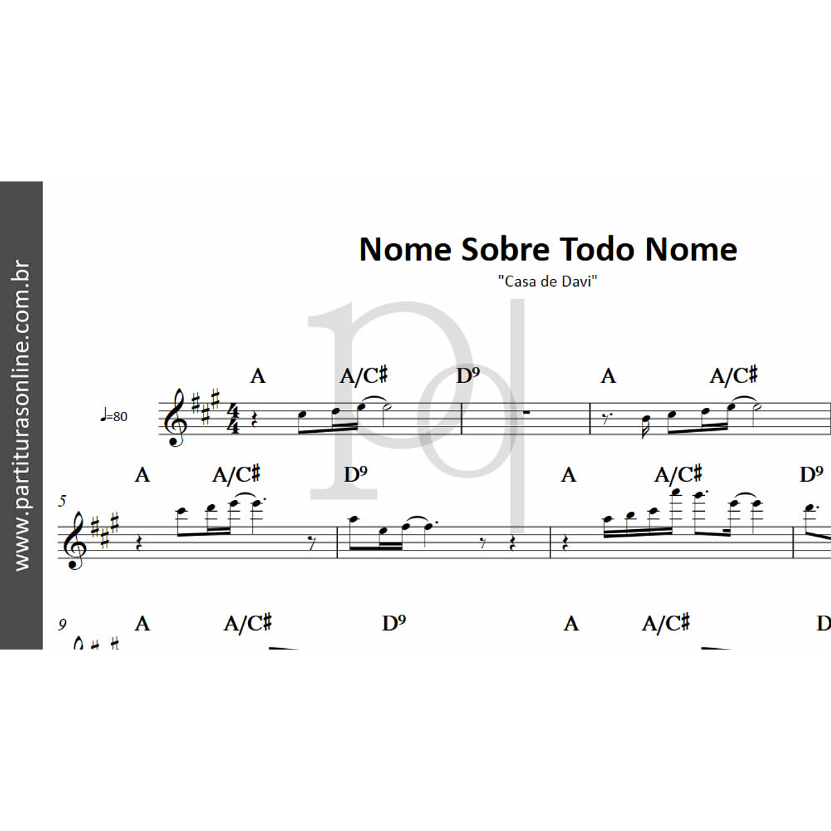Nome Sobre Todo Nome | Casa de Davi