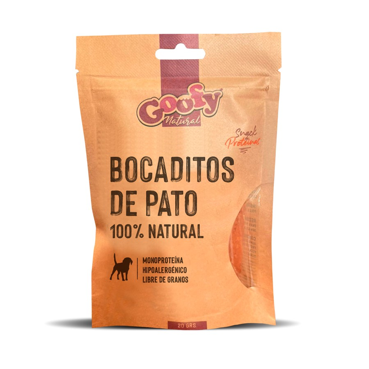 Goofy natural bocaditos de pato