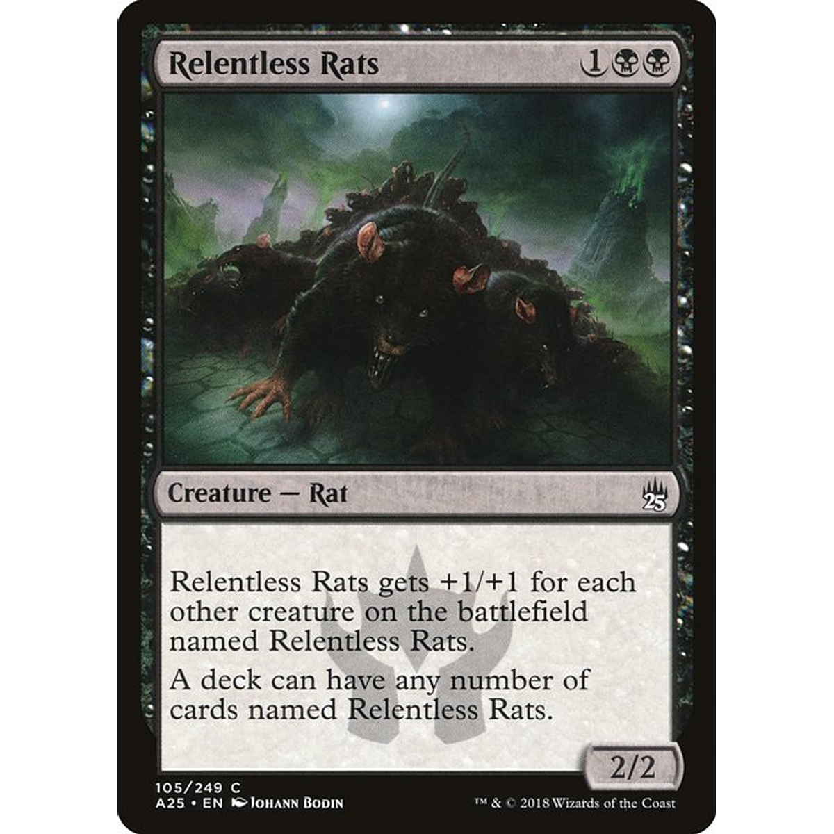 Carta Magic - Relentless Rats - Idioma: Ingles - Edicion:...