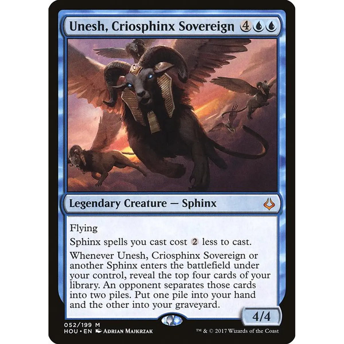 Carta Magic - FOIL Unesh, Criosphinx Sovereign - Idioma: