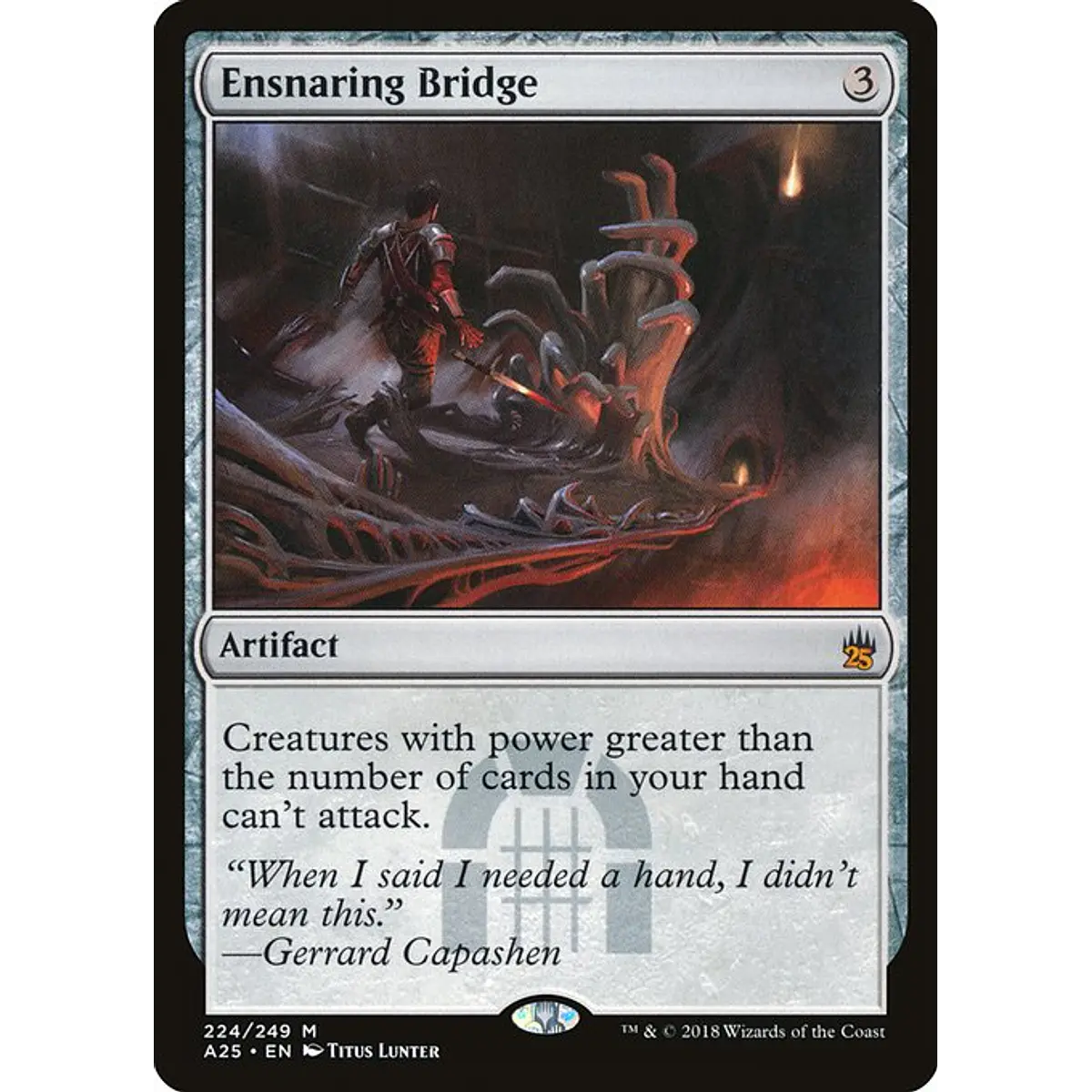 Carta Magic - Ensnaring Bridge - Idioma: Ingles - Edicion...