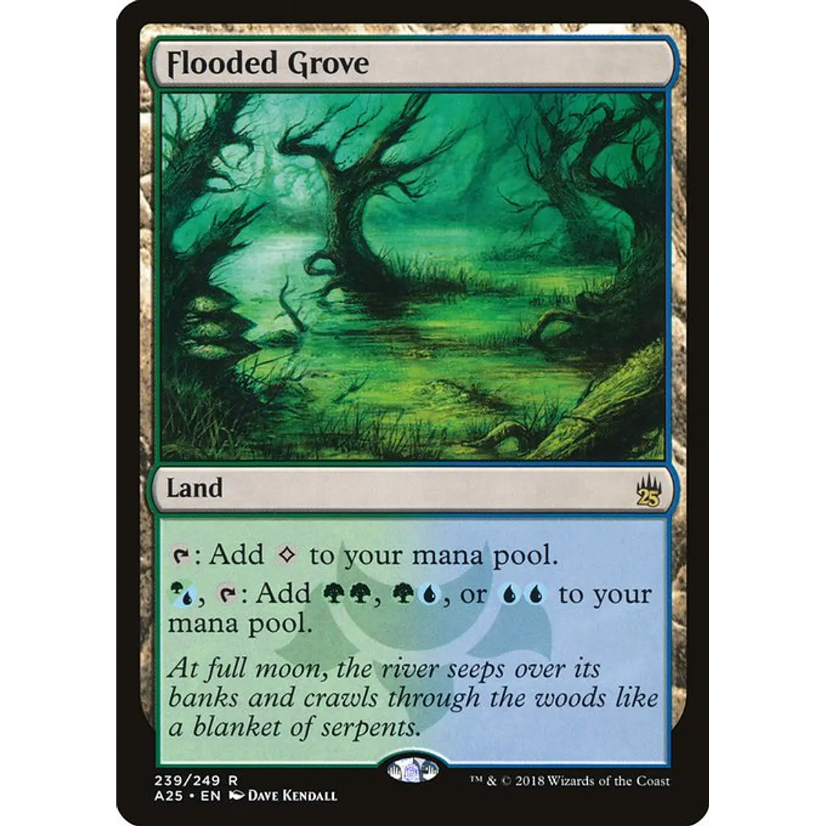 Carta Magic - Flooded Grove - Idioma: Ingles - Edicion: M...