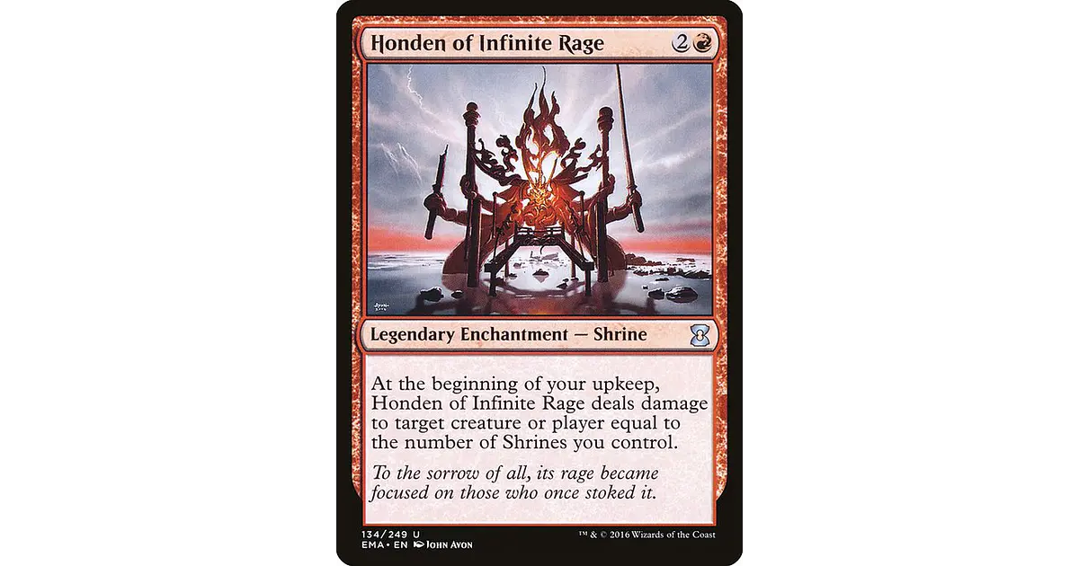 Carta Magic - FOIL Honden of Infinite Rage - Idioma: Ingl...