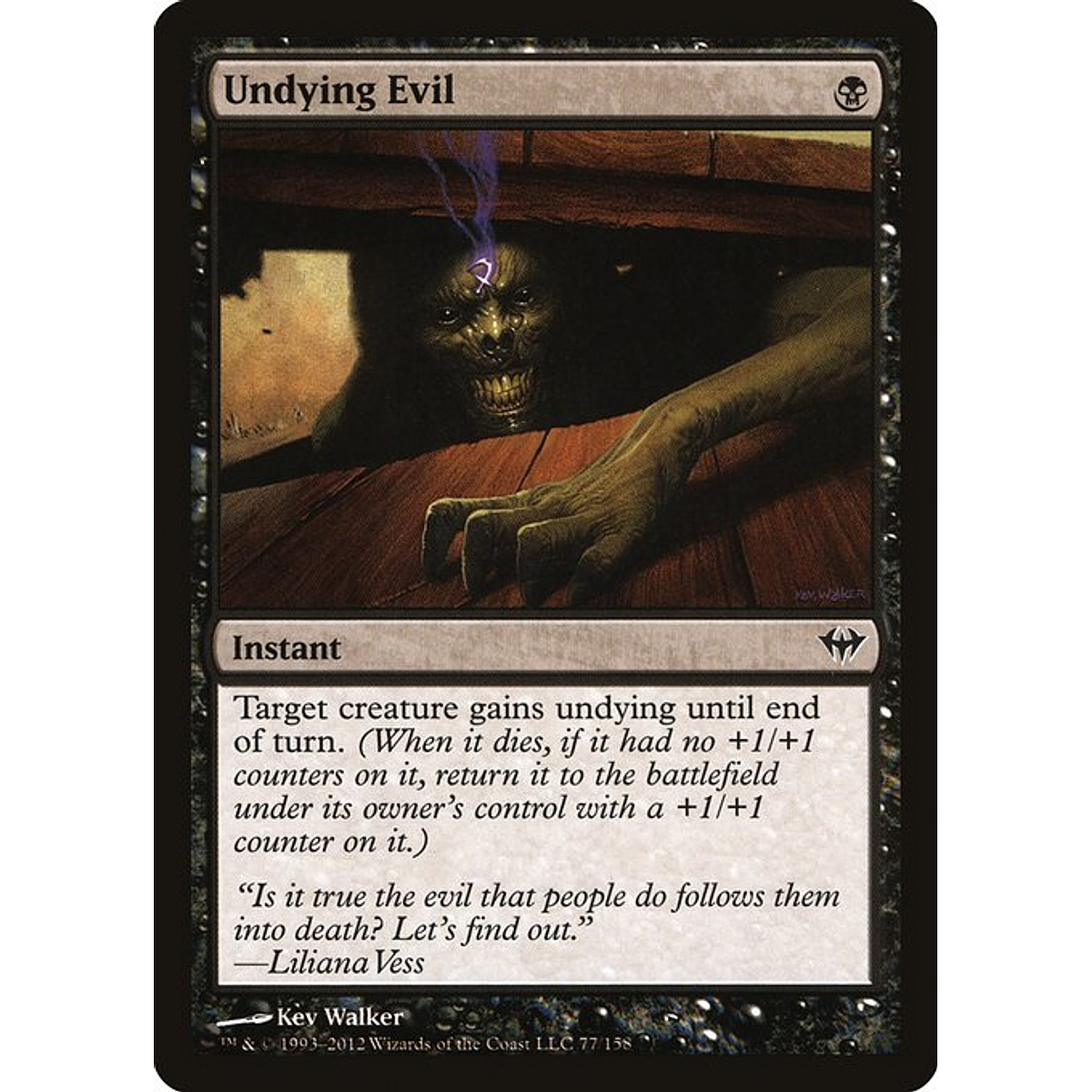 Carta Magic - Undying Evil - Idioma: Ingles - Edicion: Da...