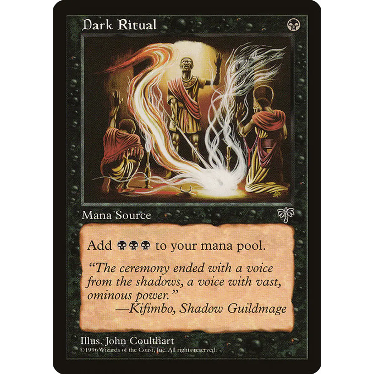 Carta Magic - Dark Ritual - Idioma: Ingles - Edicion: Mir...