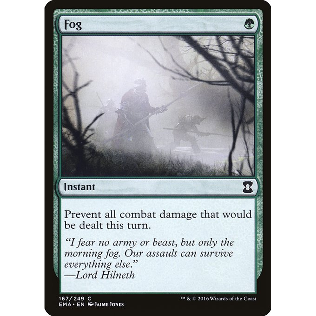 Carta Magic - FOIL Fog - Idioma: Ingles - Edicion: Eterna...
