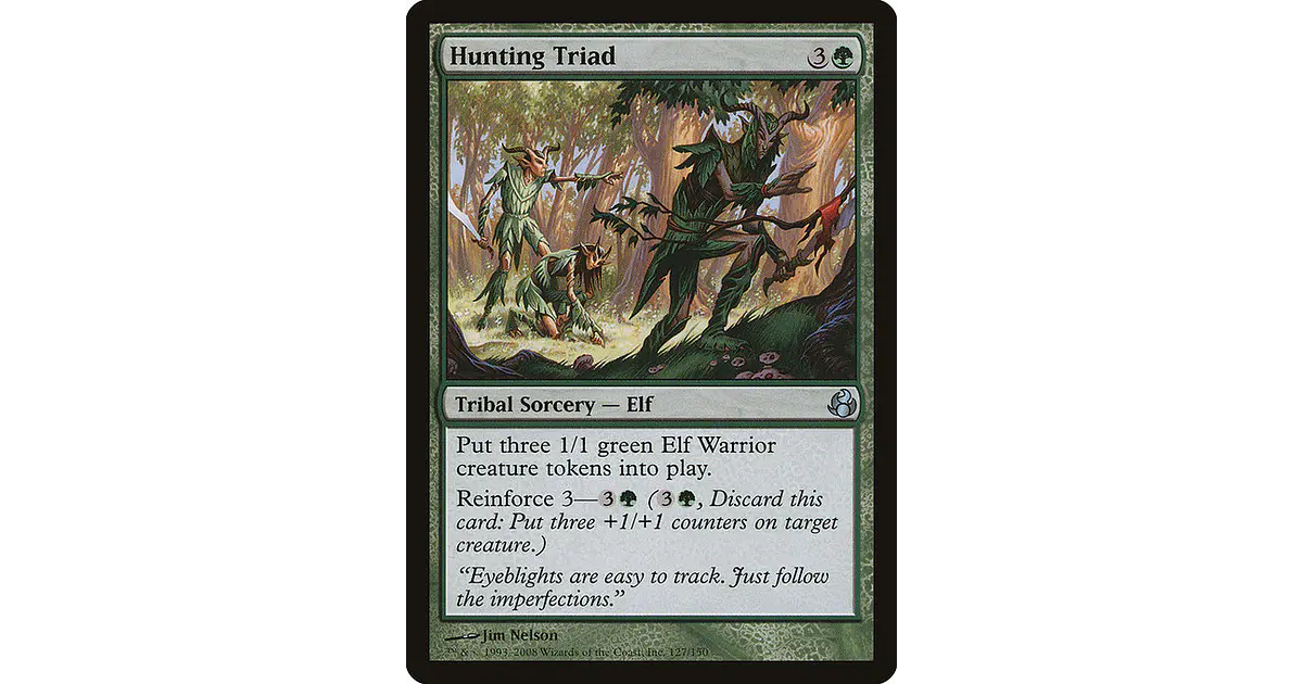 Carta Magic - FOIL Hunting Triad - Idioma: Ingles - Edici...