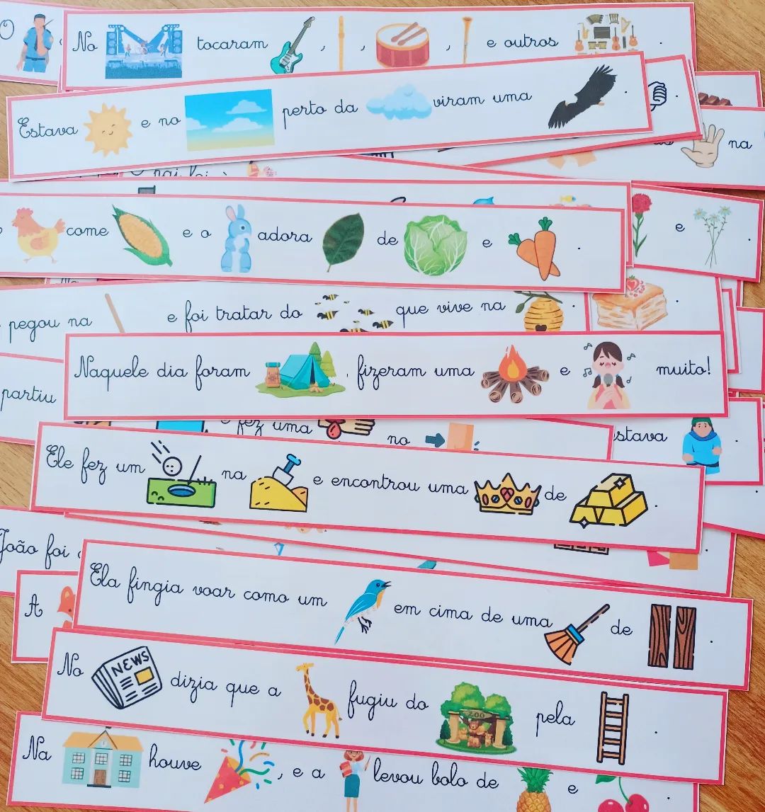 Atividade 187 - Frases lacunadas com casos de leitura - PDF