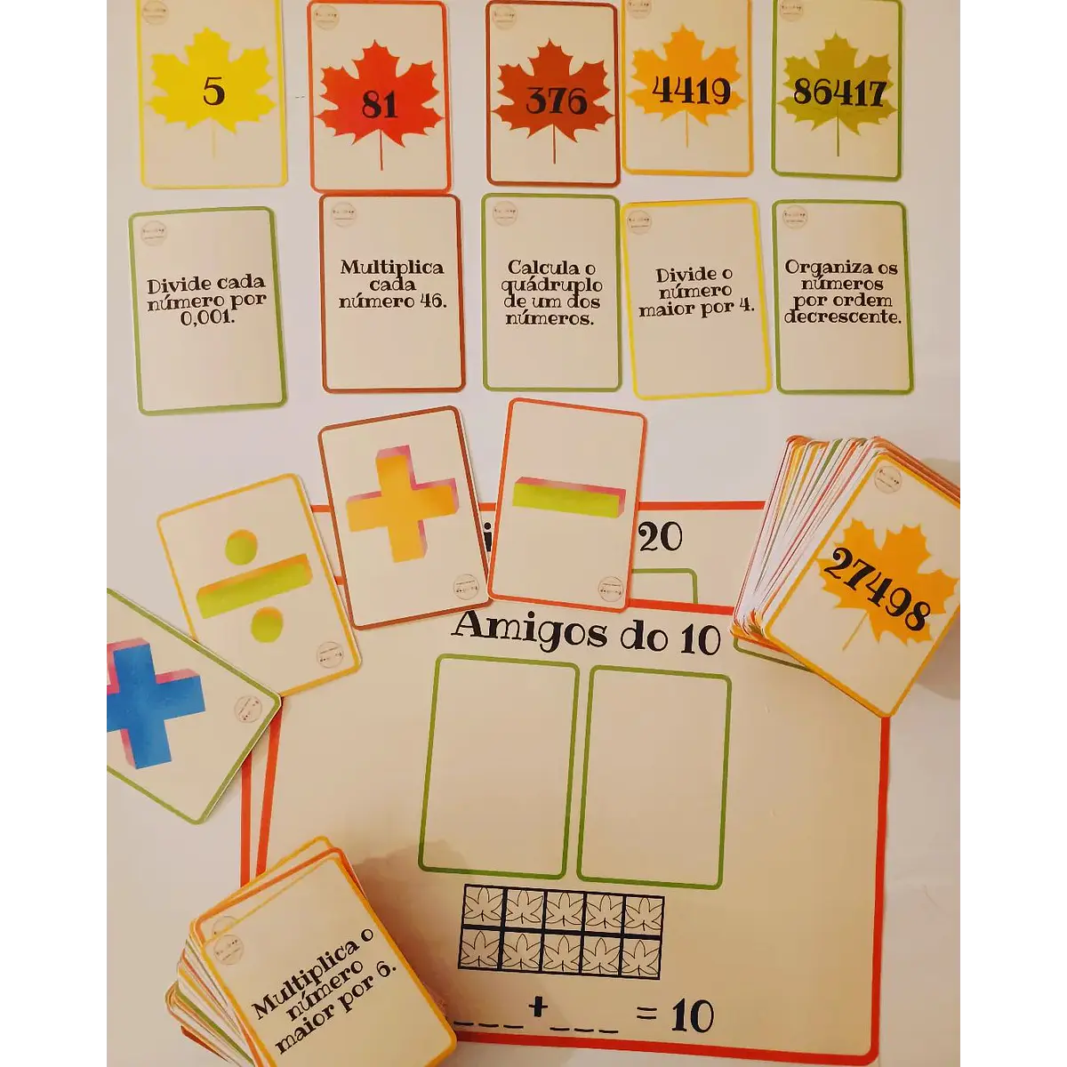 Atividade 210 - Cartas matemáticas - PDF