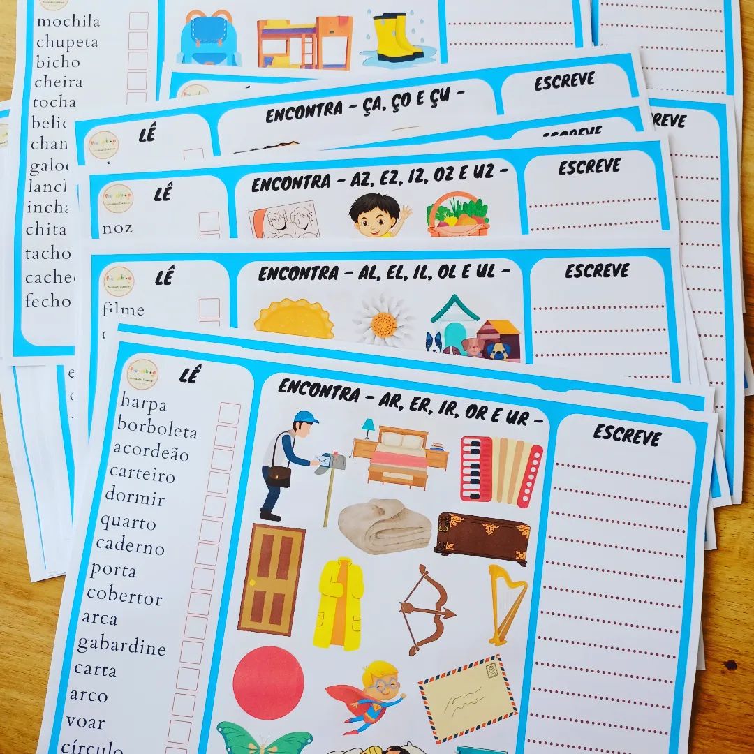 Atividade 201 - Lê, procura e escreve - casos de leitura - F