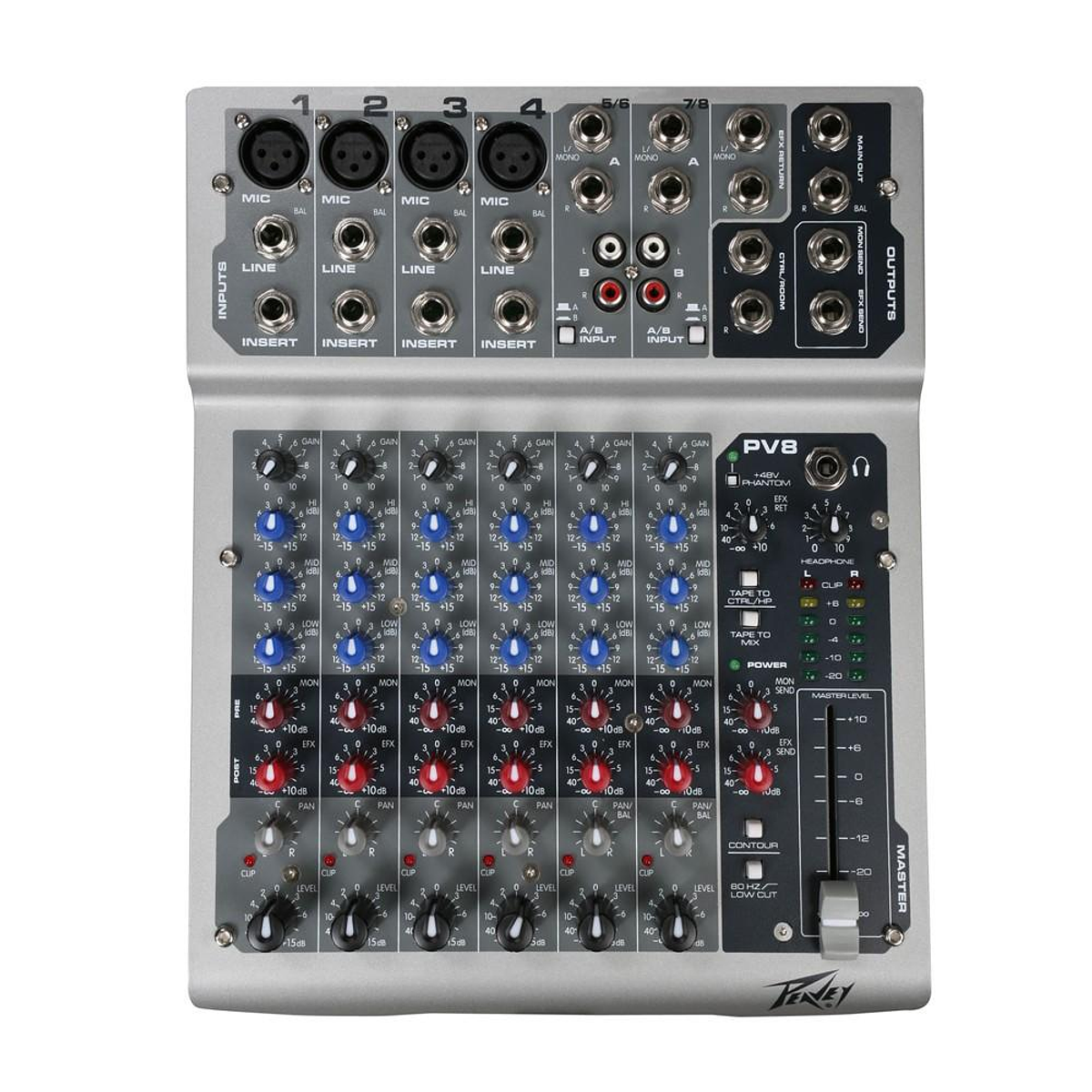CONSOLA ANALOGA PEAVEY PV 8 USB