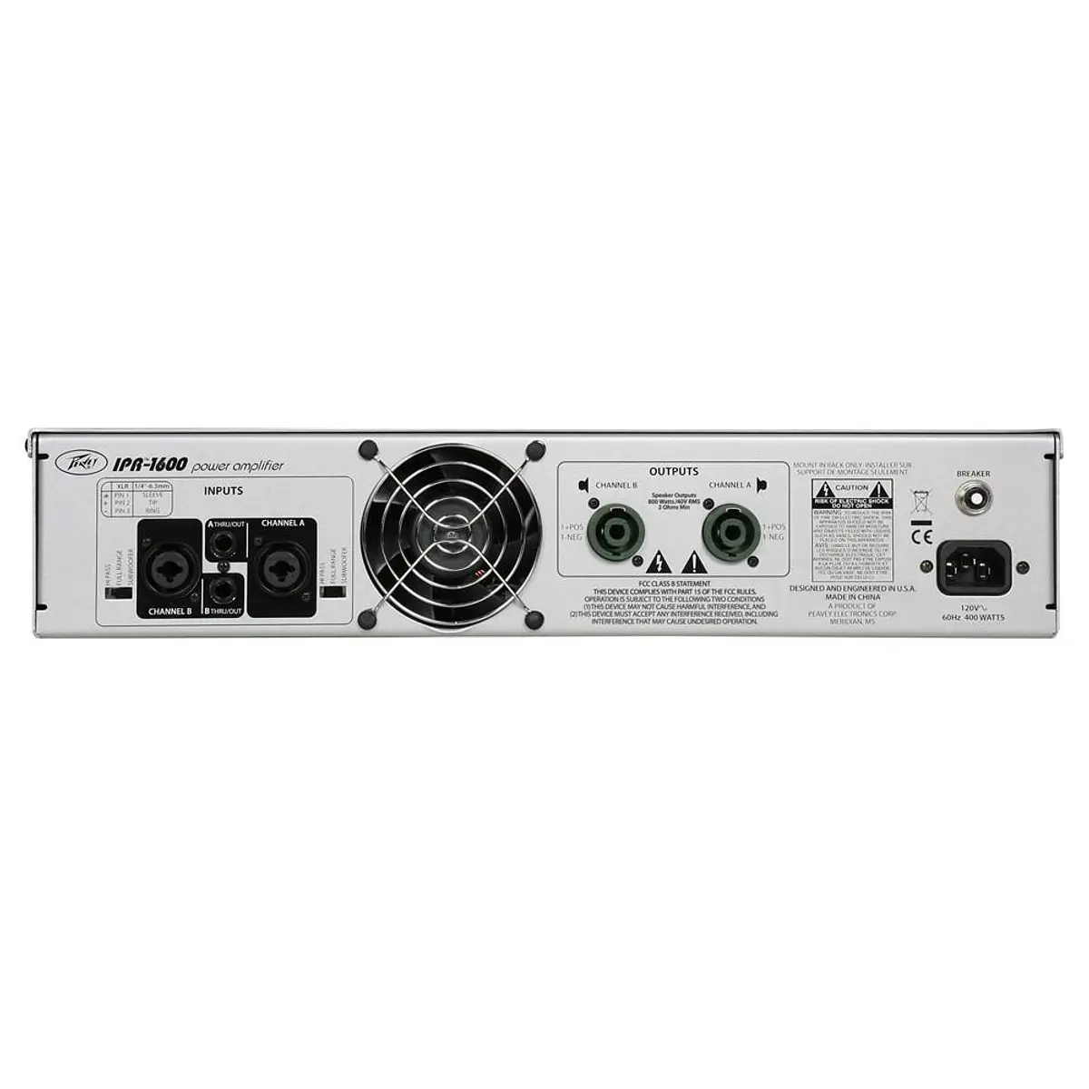 Amplificador De Potencia Peavey Ipr 1600