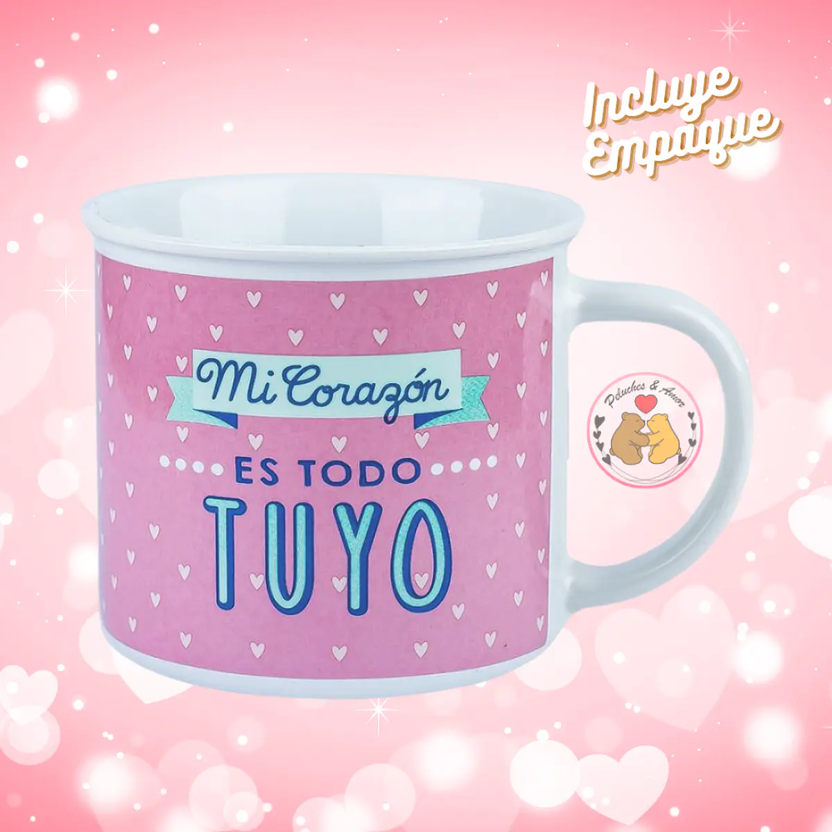 Taza Personalizada de Amor Mi Corazón es todo Tuyo | Peluches y Amor ️ ...