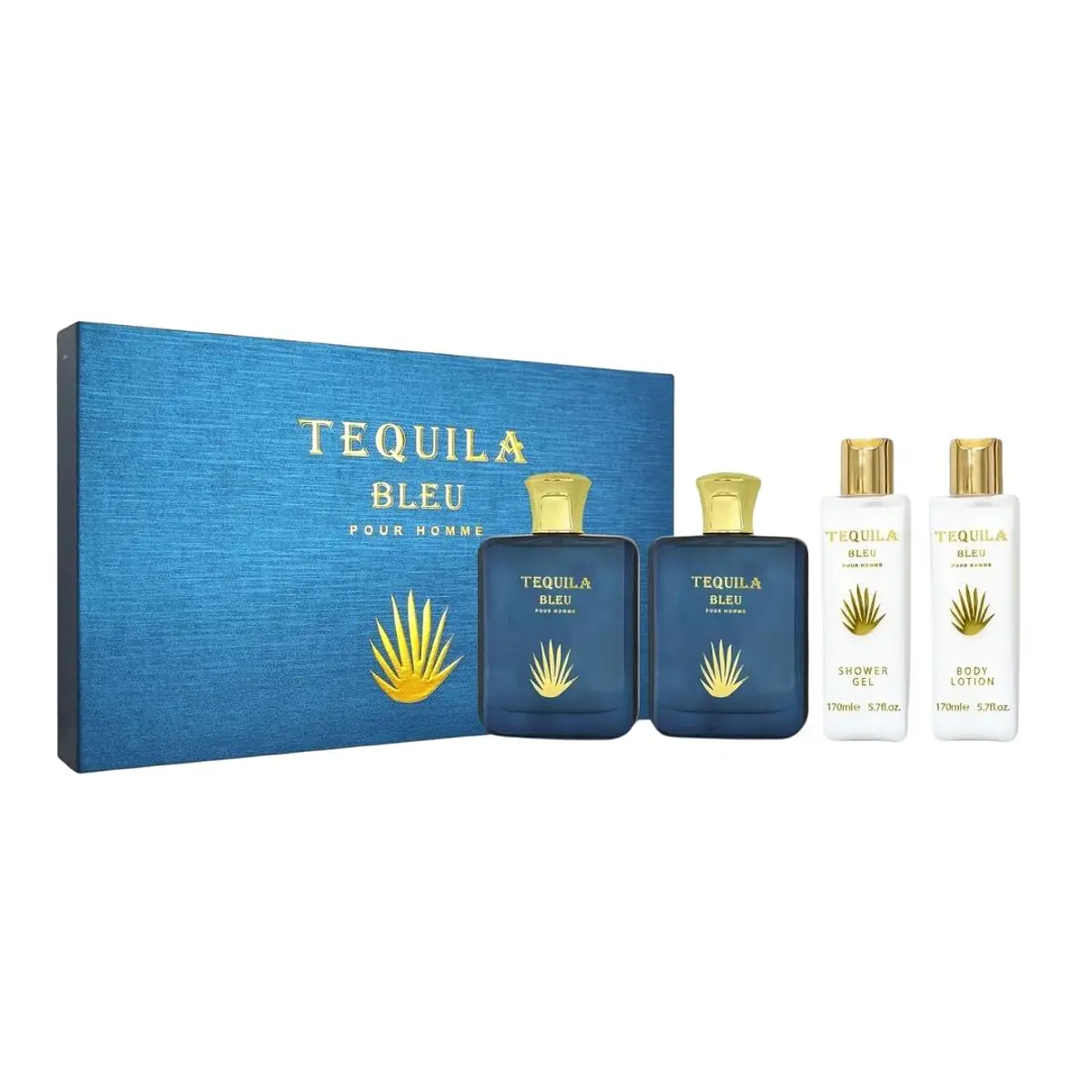 Estuche Tequila Bleu Baharara Edp 100ml + 170ml S/G + 100...