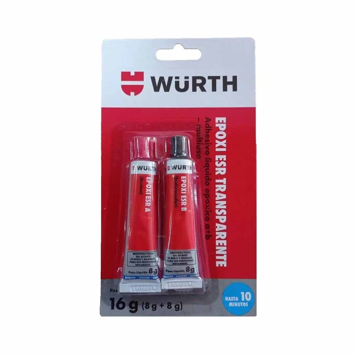 EPOXI TRANSPARENTE WURTH 16 g