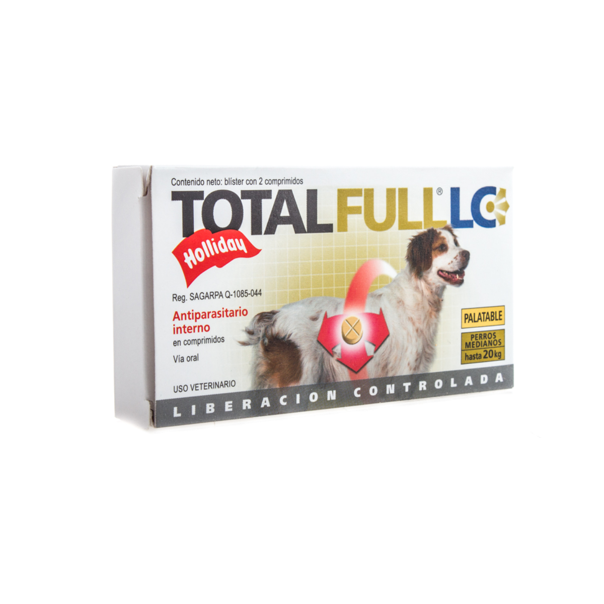 Antiparasitario Total Full LC Perros Medianos 20 Kg