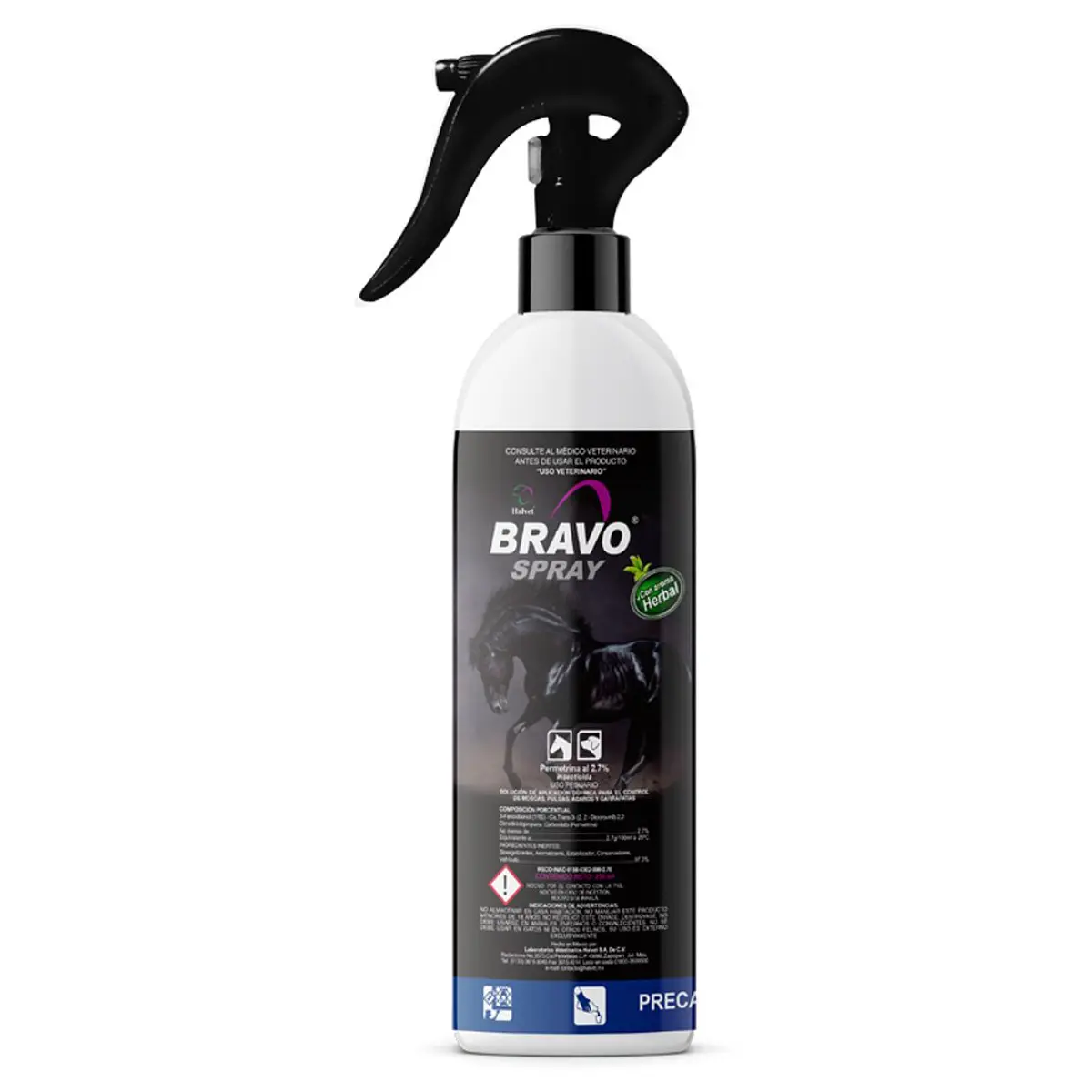 Insecticida Bravo Spray con Permetrina para Caballos, Perros