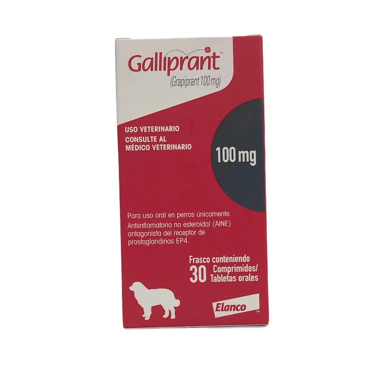 Galliprant (Grapiprant) 100 mg con 30 tabletas para Perros