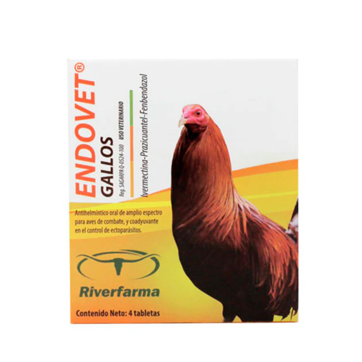 Endovet® Gallos (Ivermectina) blister con 4 tabletas