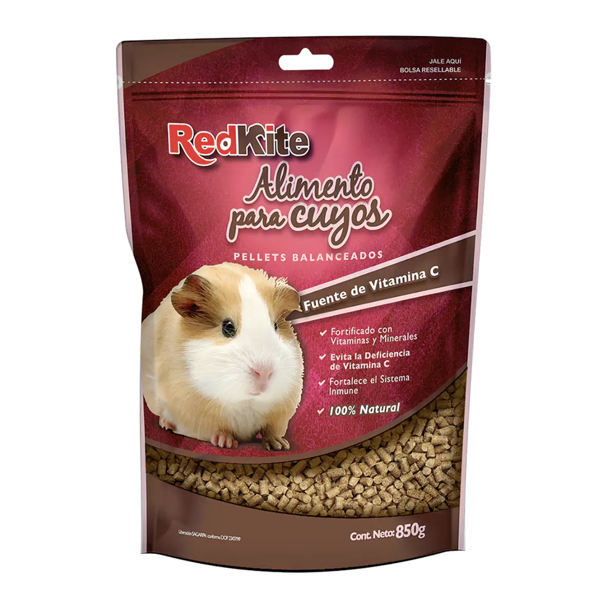 RedKite® Alimento Para Cuyos 850 g (Pellets P/ Cuyo)
