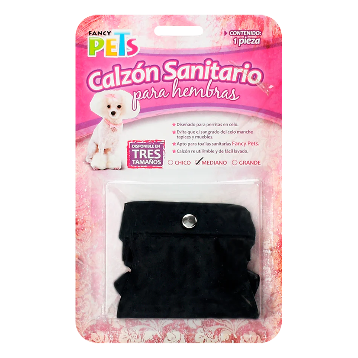 Calzón Sanitario Fancy Pets® Para Perros Hembras (Talla M)