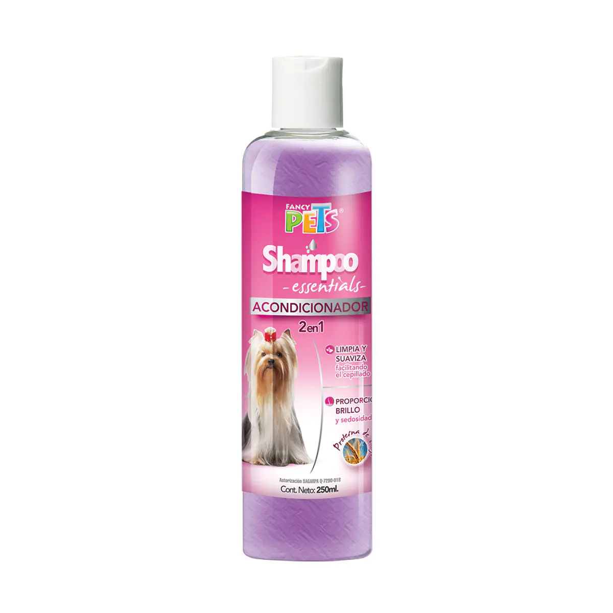 Fancy Pets® Shampoo y Acondicionador 2 en 1 P/ Perro 250 ml