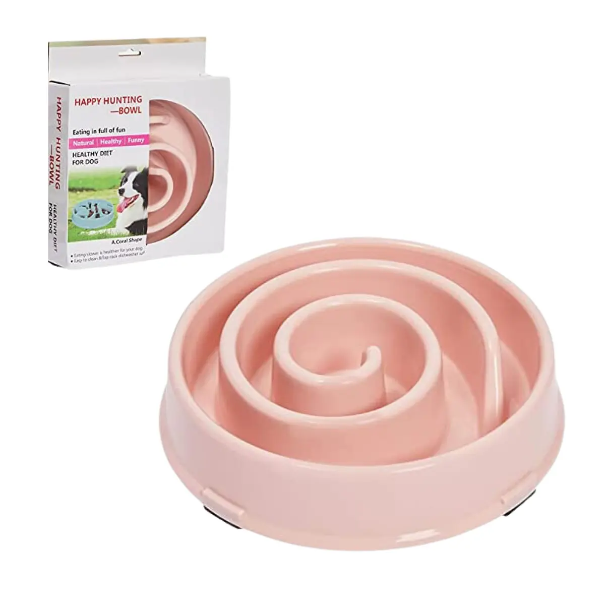 Happy Hunting® Bowl de Alimentación Lenta Para Perro