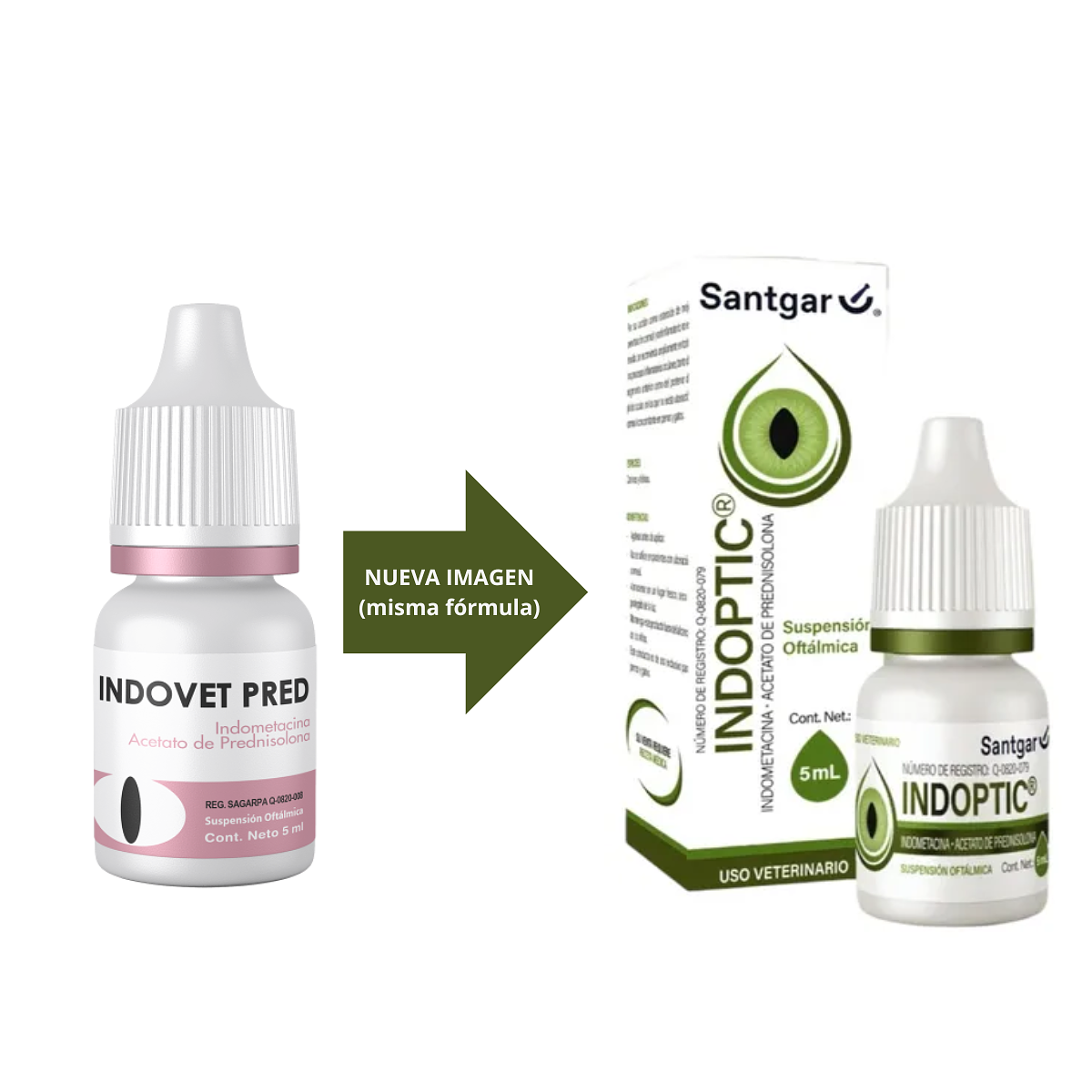 Indovet Pred® Suspensión Oftálmica 5 ml (Indometacina)