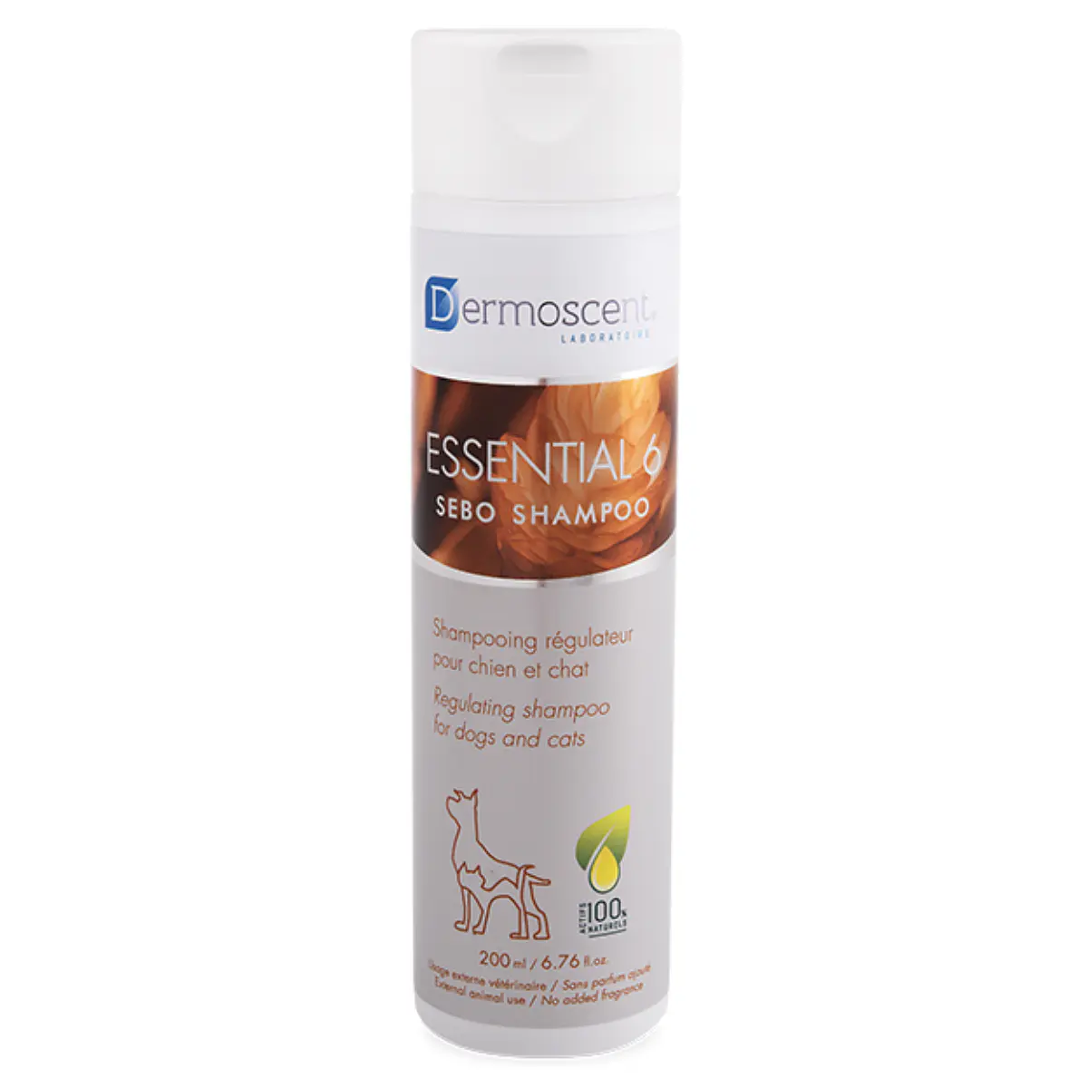 Essential 6 Sebo Shampoo 200ml para perros y gatos
