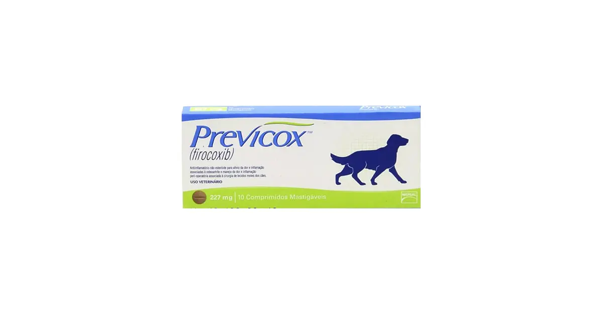 Previcox 227 mg - 10 comprimidos