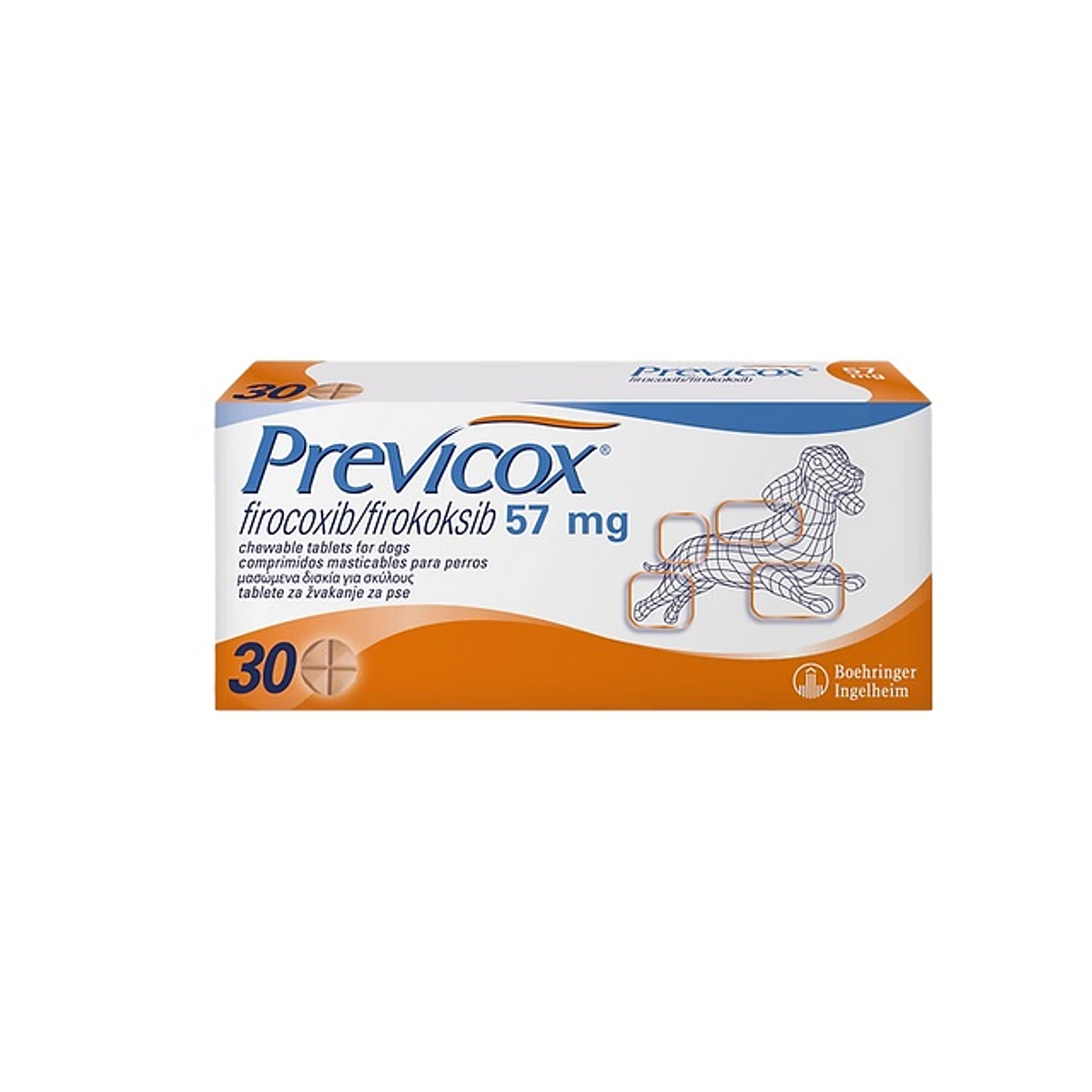Previcox 57 mg - 30 comprimidos