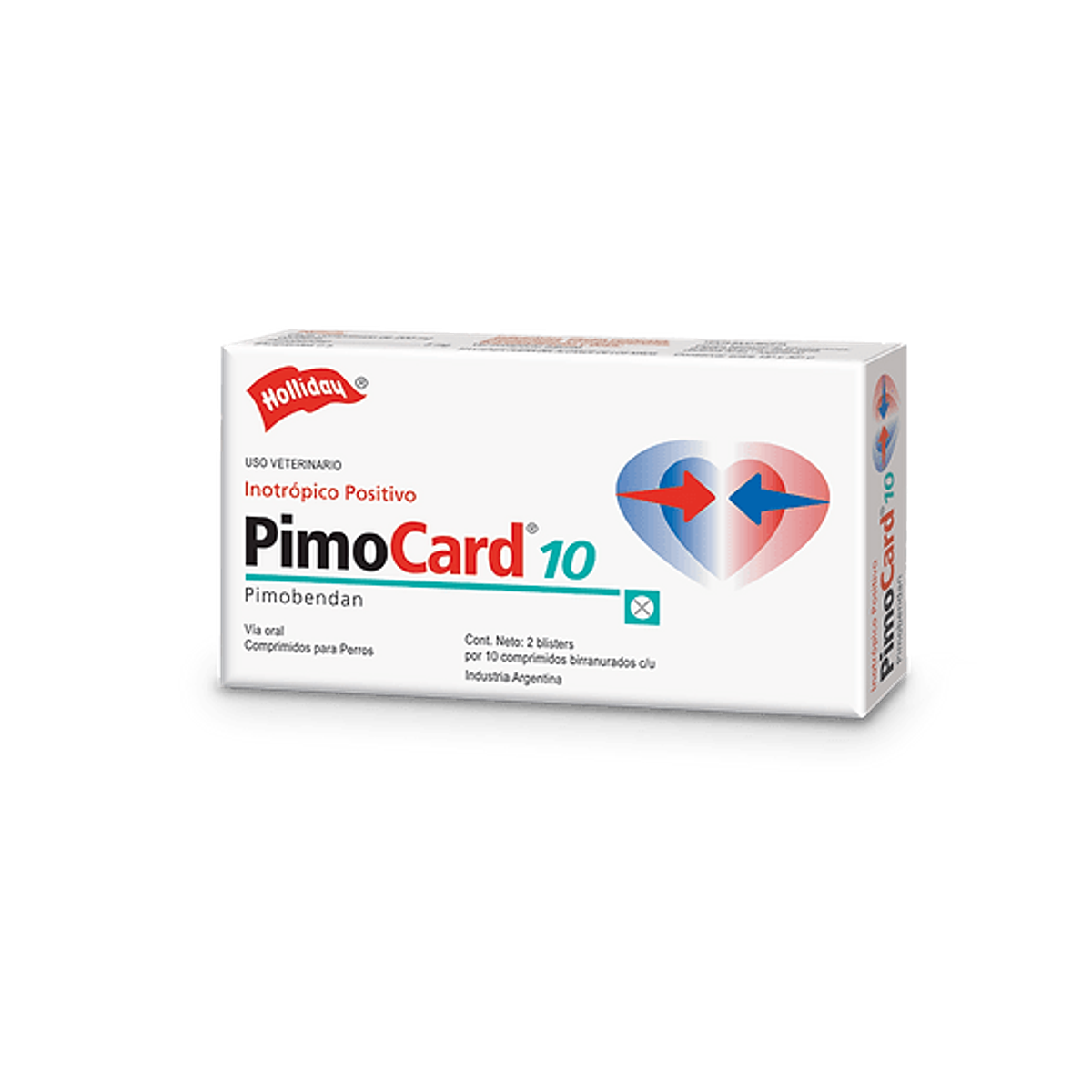 Pimocard 10 - 20 comprimidos