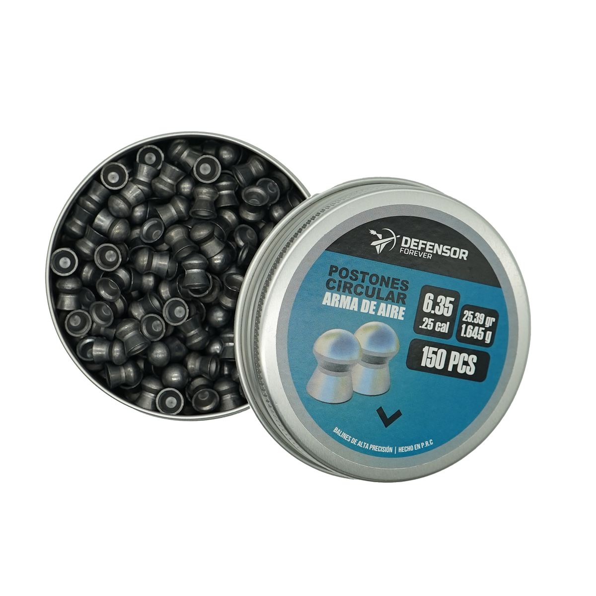 POSTONES DOMED 6.35MM 25.39GR 150UN