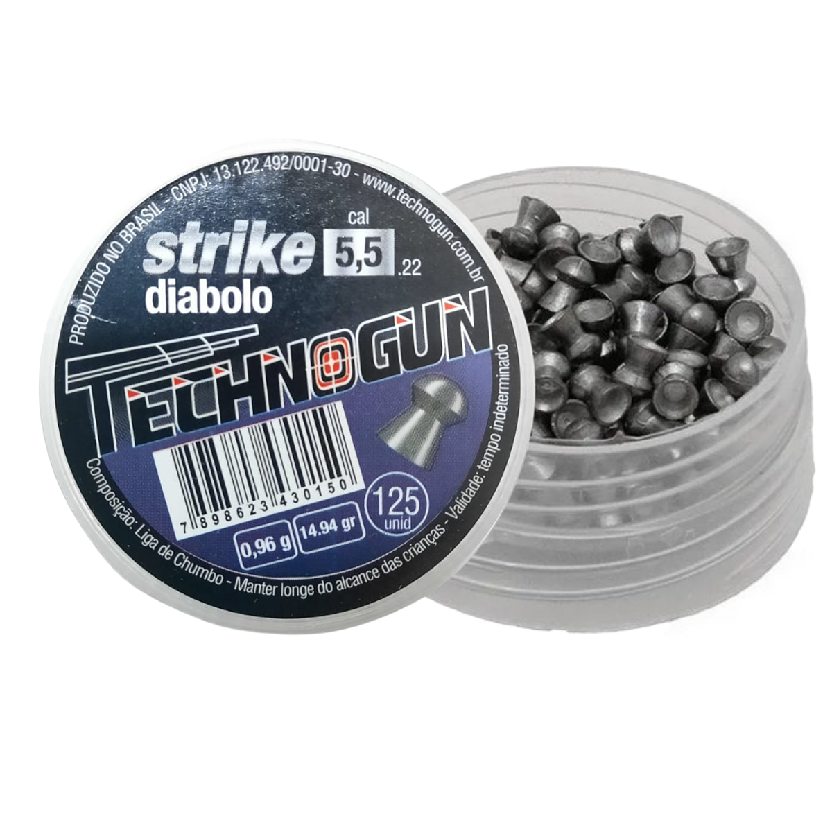 STRIKE DIABOLO 5.5MM CON 250PCS TECHNOGUN
