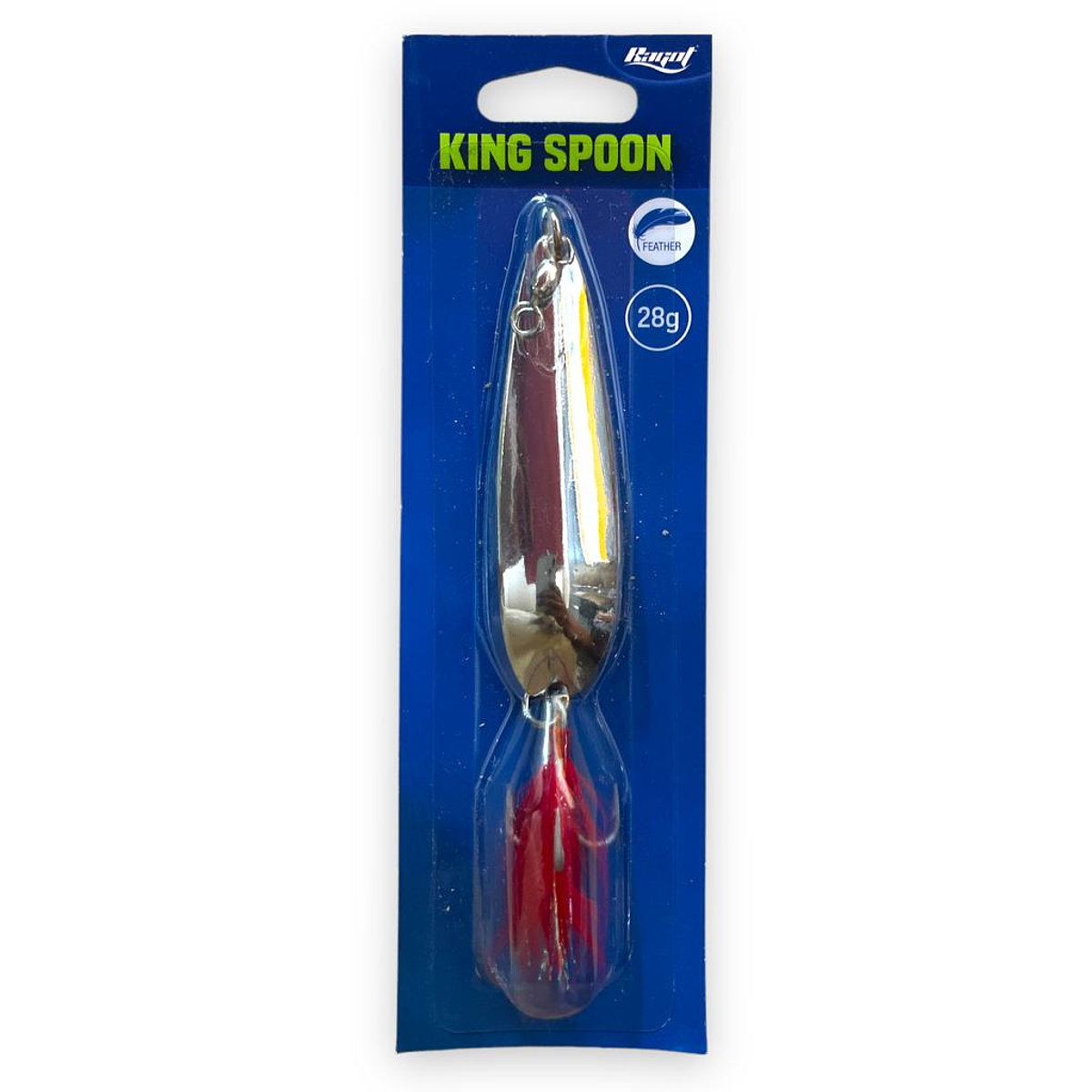 Cuchara de pesca King Spoon 28gr Plateada
