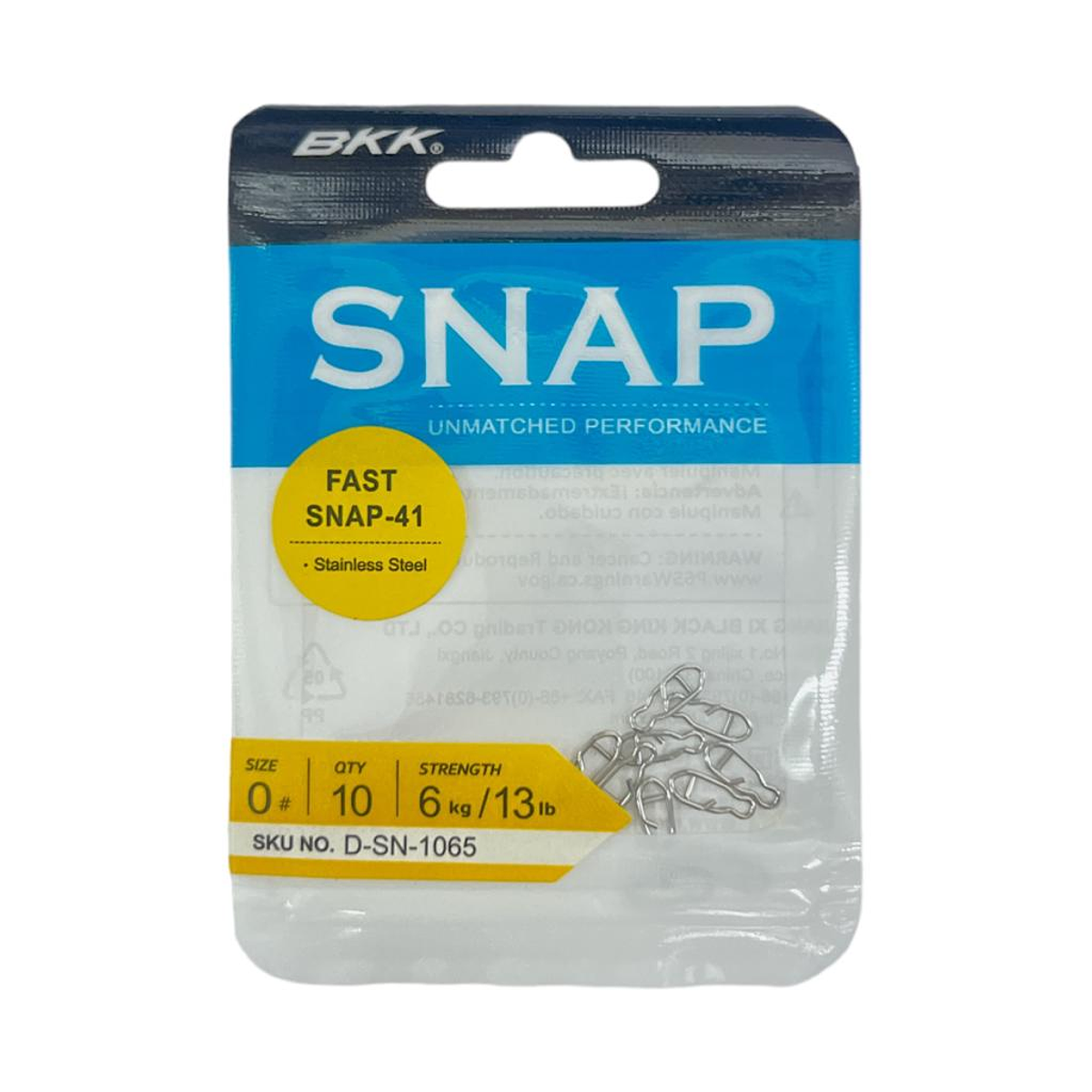 Bkk Fast snap-41 #0 (10 unidades) 6kg
