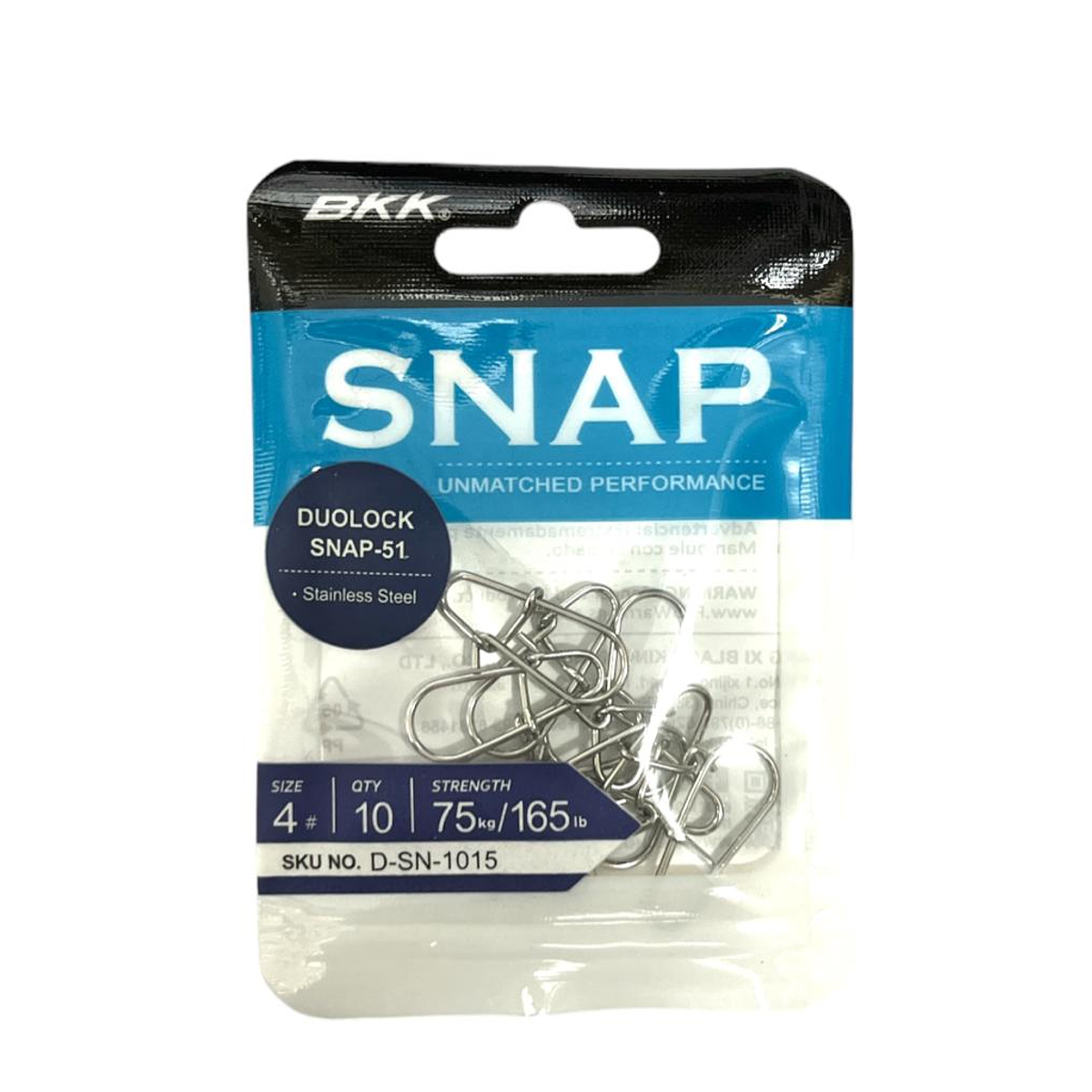 Bkk Duolock snap-51 #4 (10 unidades)