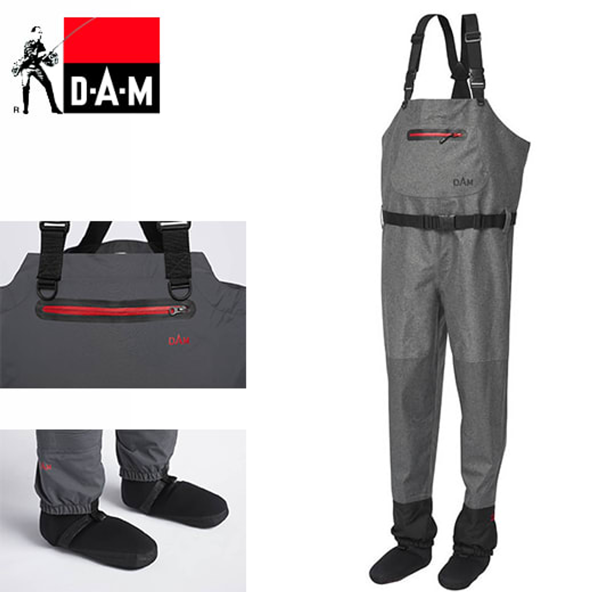 Wader Respirable Dam Stockingfoot/ Dryzone Breathable