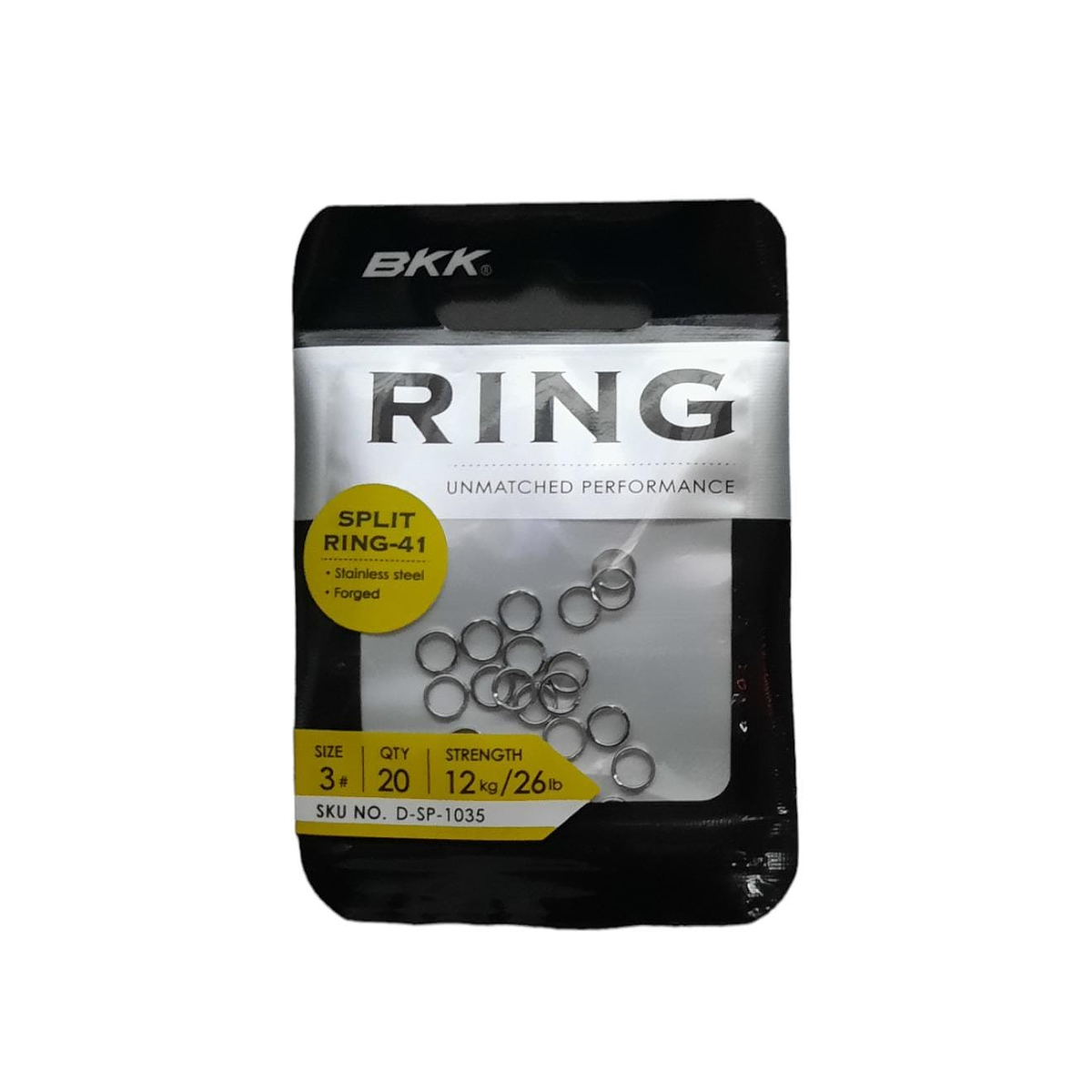 Argollas BKK Split Ring-41 #3 20 unid.