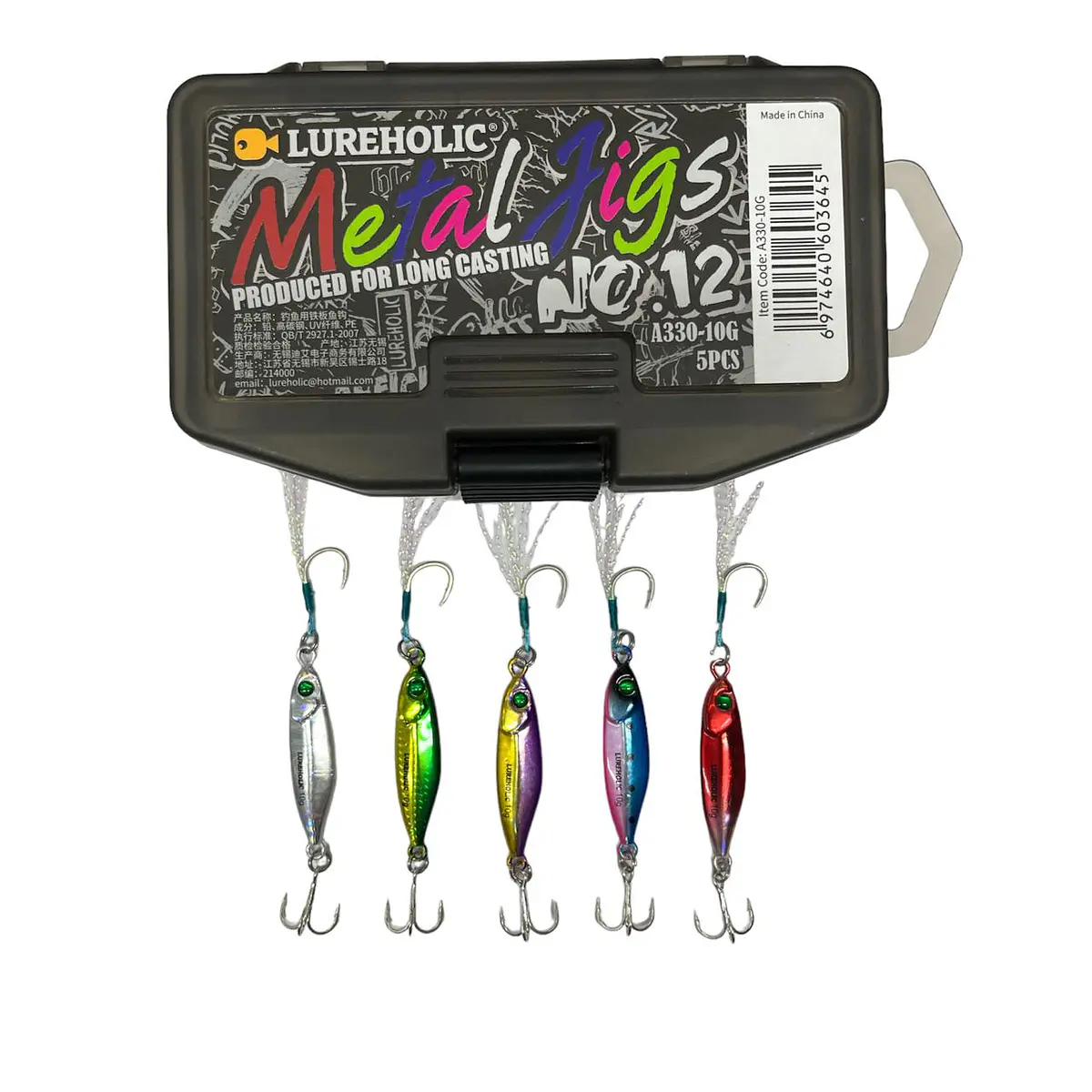 Kit Lureholic Metal Jigs No.12 A330 - 10G