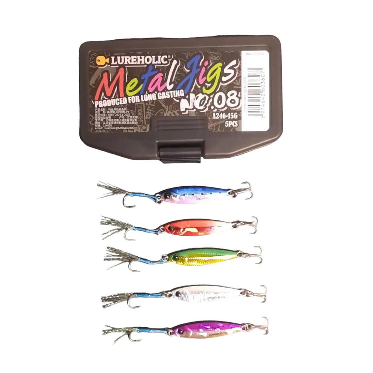 Kit Lureholic Metal Jigs No.08 A246 - 15G