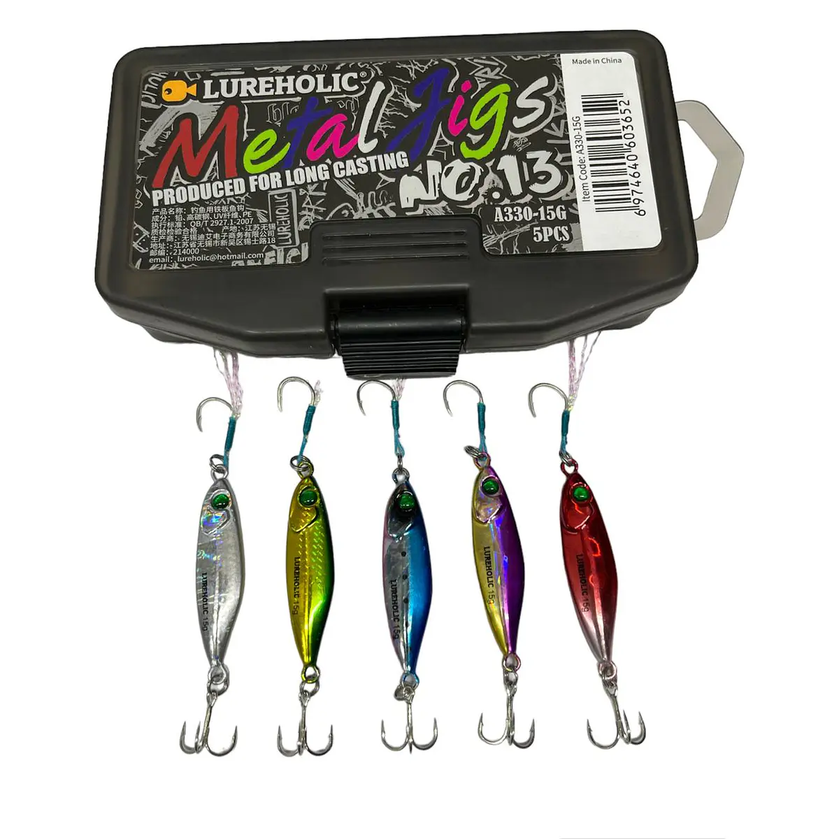 Kit Lureholic Metal Jigs No.13 A330- 15G