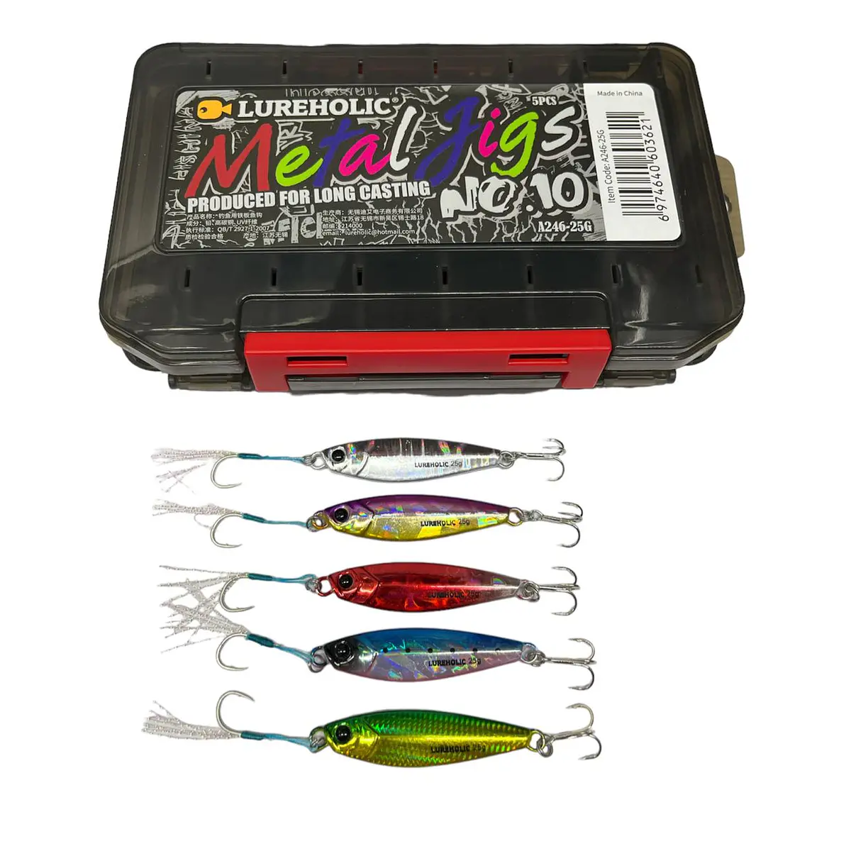 Kit Lureholic Metal Jigs No.10 A246- 25gr