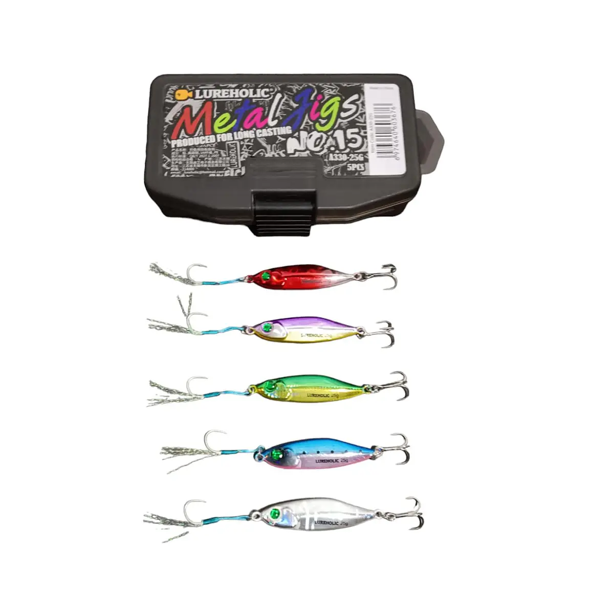 Kit Lureholic Metal Jigs No.15 A330- 25gr