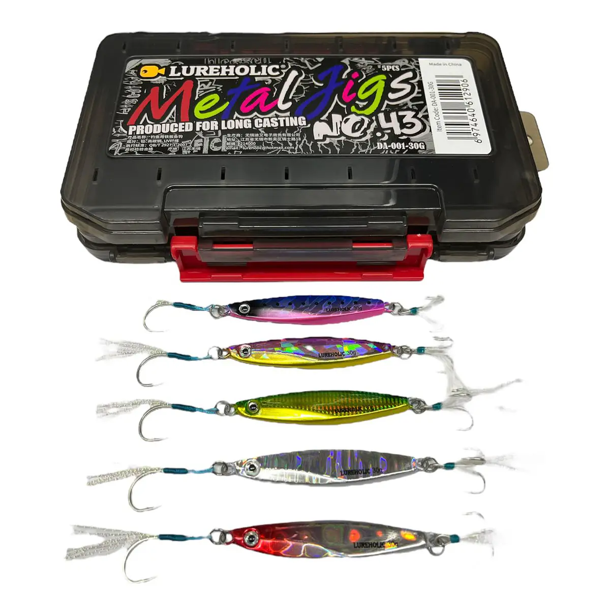 Kit Lureholic Metal Jigs No.43 DA-001 - 30gr