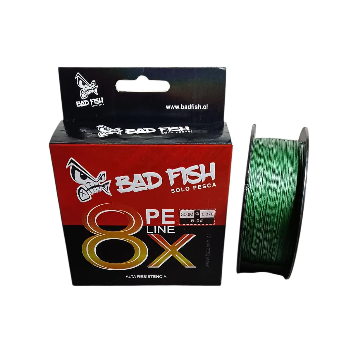 Bad Fish 8X PE LINE / 300mt. VERDE
