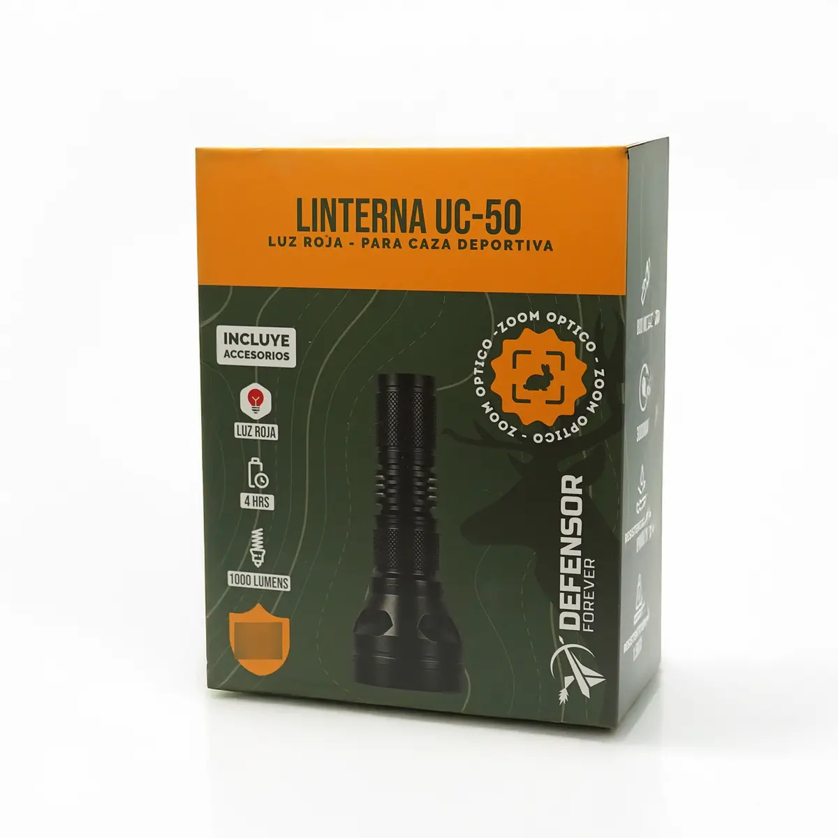 Linterna Defensor Luz Roja UC-50