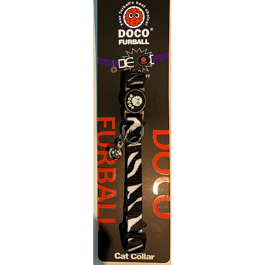 COLLARES GATO DOCO FURBALL CON CASCABEL